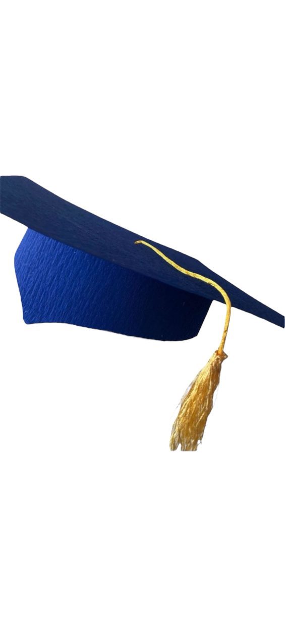 Birrete de graduación Azul Marino Crepé – Cotillon y Cocina